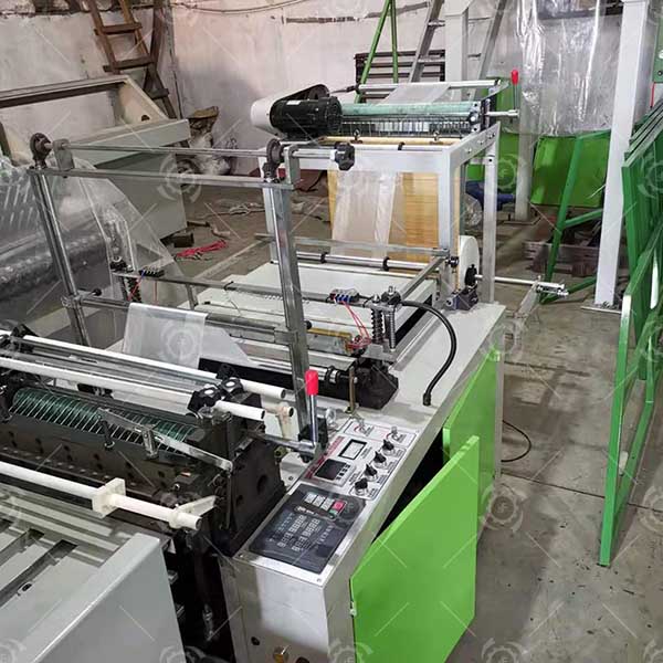 ldpe plastic polypropylene polythene carry bag making machine ...