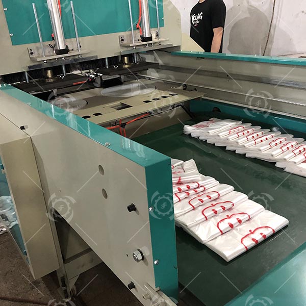 Plastic Polythene Poly T Shirt Bag Making Machine - ZHEJIANG LIFENG ...