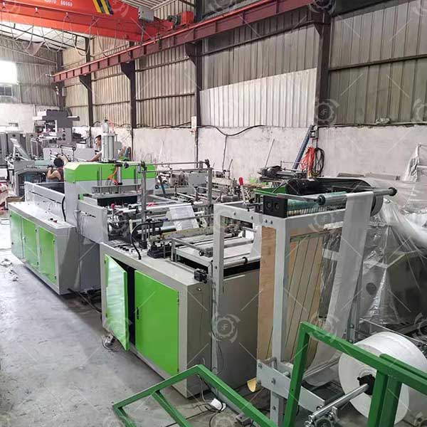 ldpe plastic polypropylene polythene carry bag making machine ...