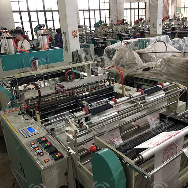 Plastic Polythene Poly T Shirt Bag Making Machine - ZHEJIANG LIFENG ...